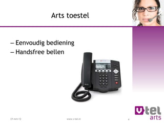 Vtel arts toestellen | PPTX