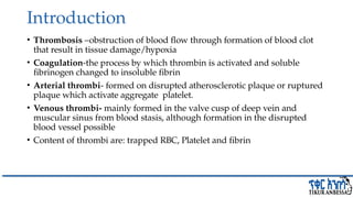 Venous thromboembolism and its managemnt.pptx