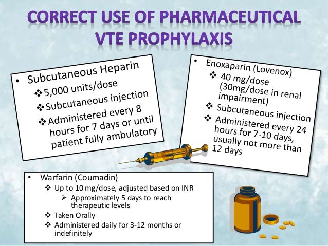 Vte prophylaxis