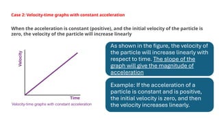 velocity-time graph powerpoint notes with examples | PPT
