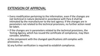 Vehicle Testing and Homologation | PPTX