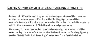 Vehicle Testing and Homologation | PPTX