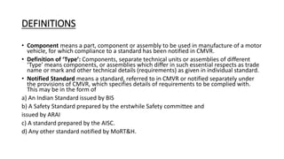 Vehicle Testing and Homologation | PPTX