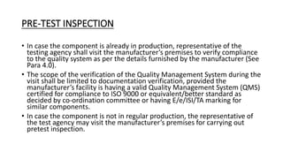Vehicle Testing and Homologation | PPTX