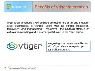 Vtiger API Integration | PPT
