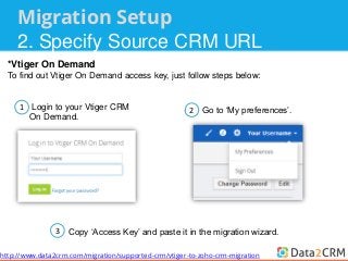 How to Migrate from Vtiger to Zoho CRM with Data2CRM