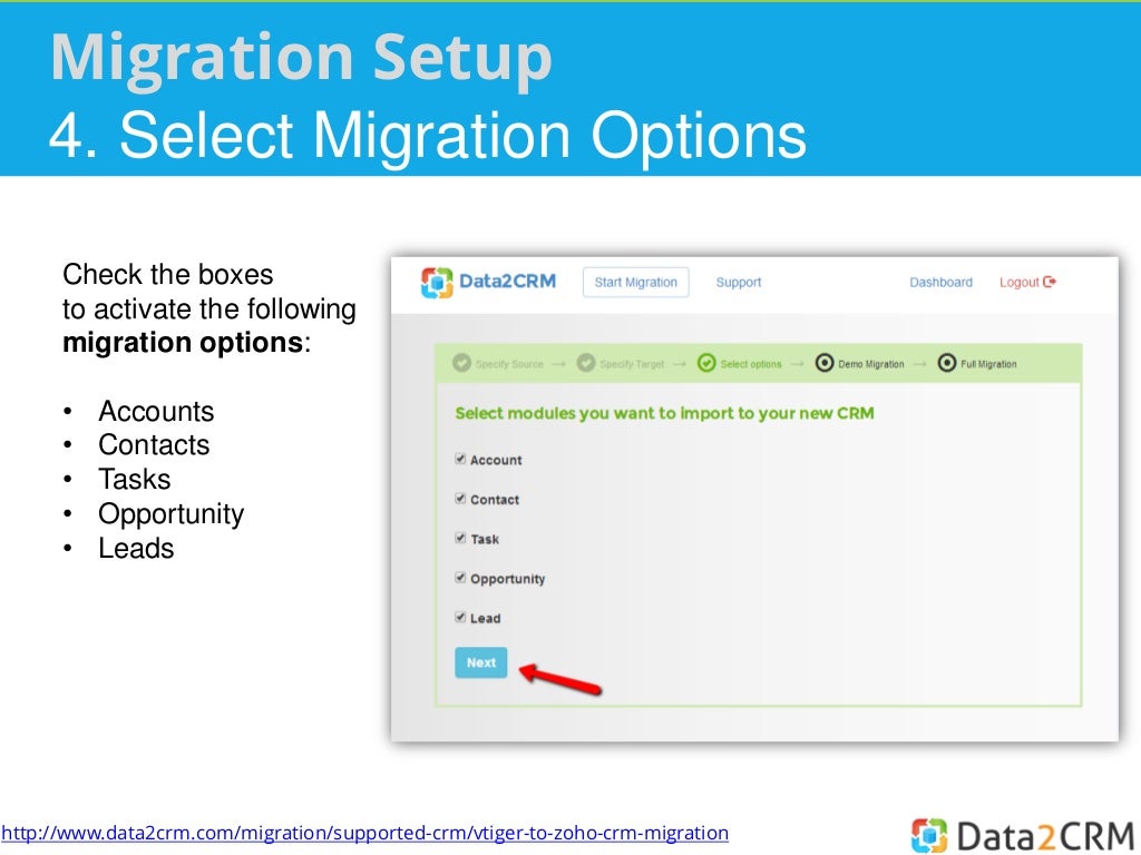How to Migrate from Vtiger to Zoho CRM with Data2CRM