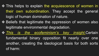 Ecofeminism presentation d 04 | PPTX