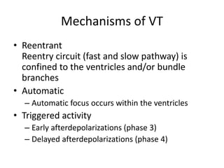 Vt in normal and abnormal hearts my ppt copy | PPTX