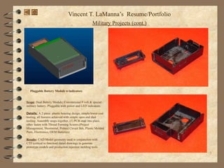 Vincent LaManna Resume/Portfolio | PPT