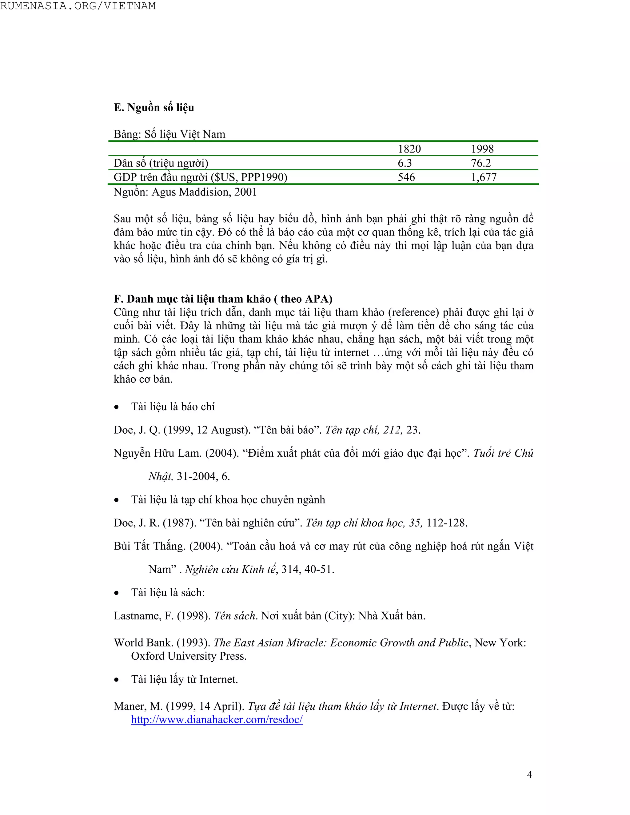 Vtlkh huong dan trinh bay tieu luan | PDF