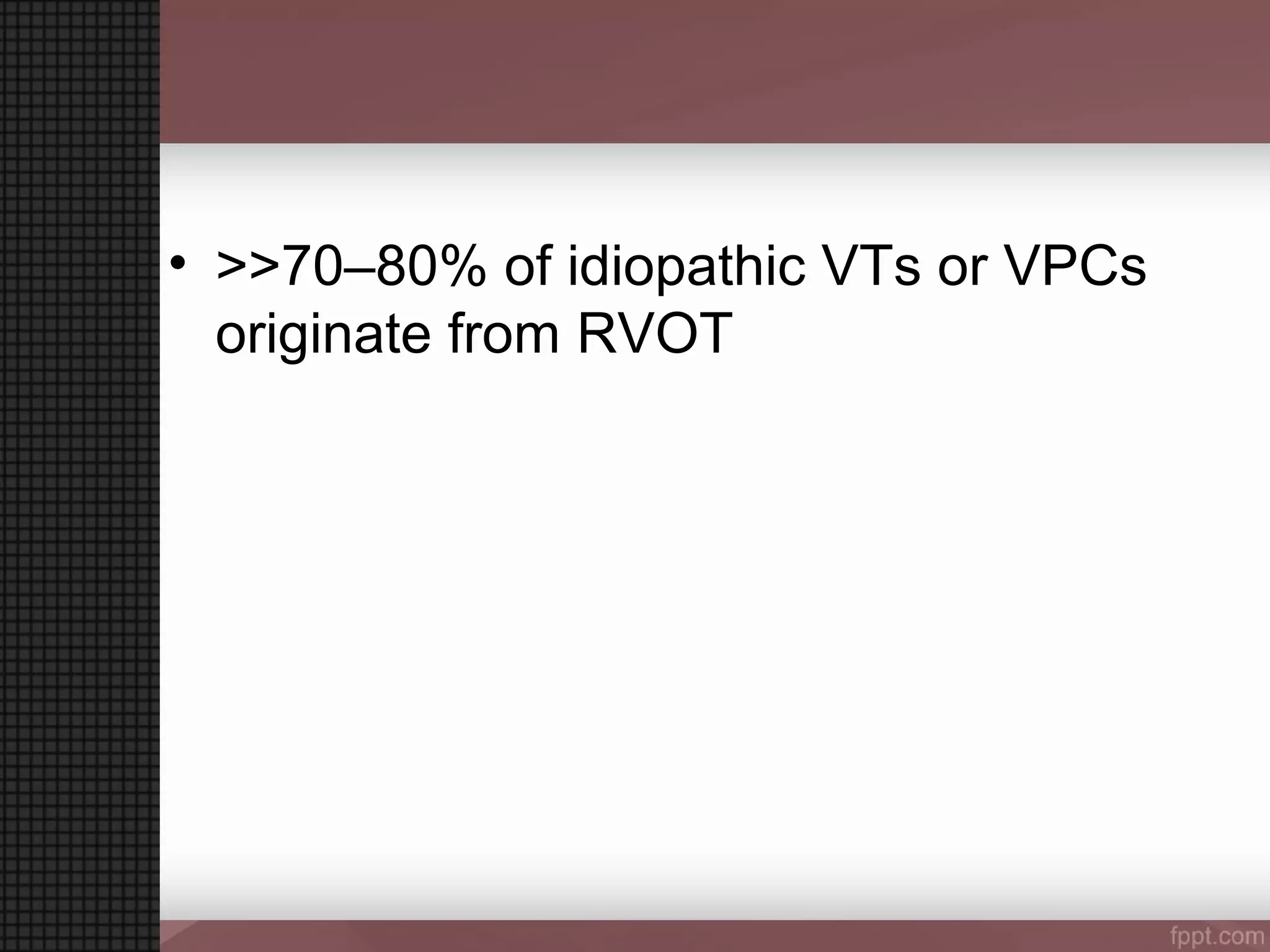 ventricular tachycardia (VT) Localisation | PPT