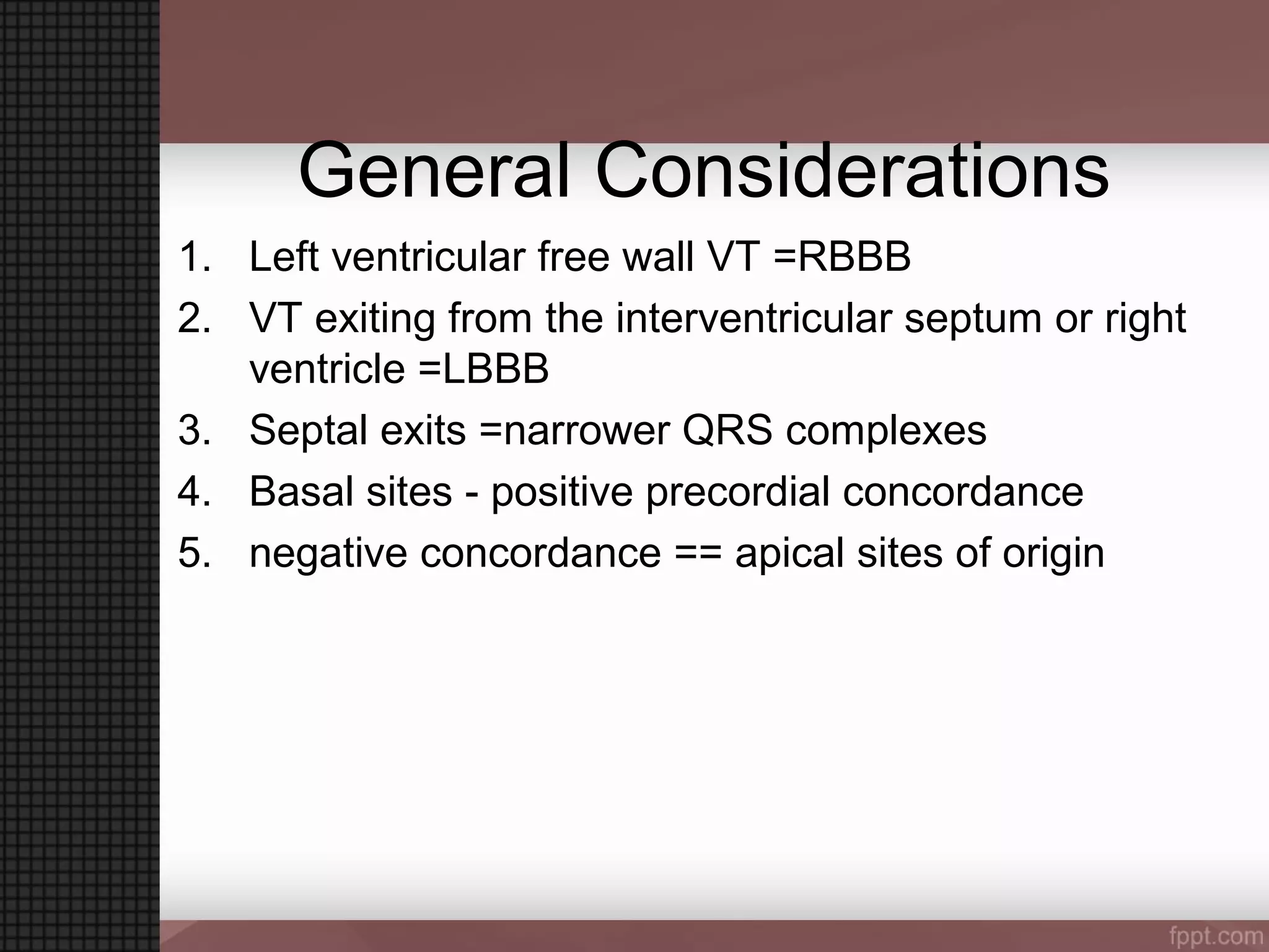 ventricular tachycardia (VT) Localisation | PPT
