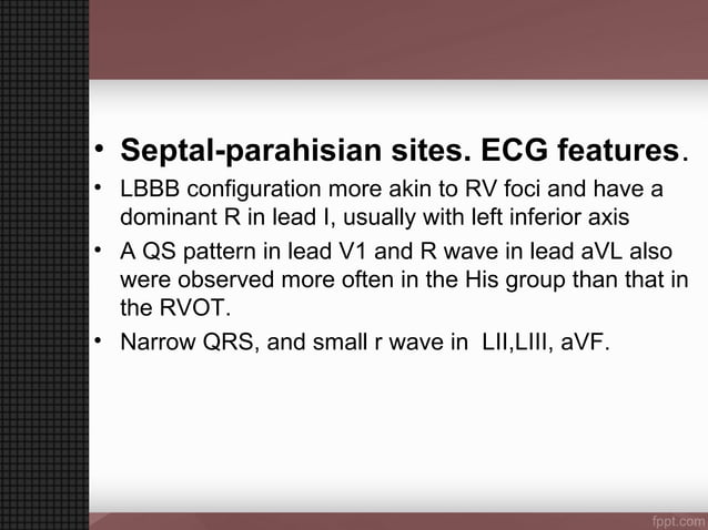 ventricular tachycardia (VT) Localisation | PPT
