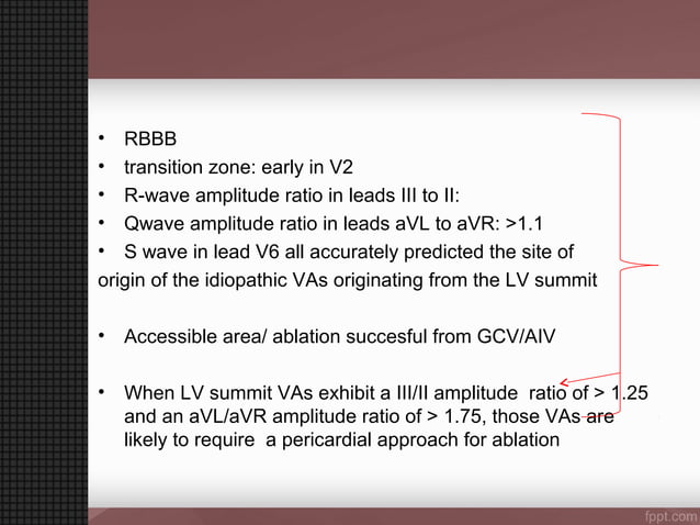 ventricular tachycardia (VT) Localisation | PPT