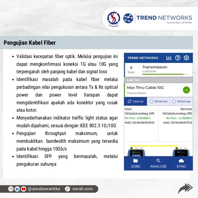 SignalTEK 10G Ethernet Cable and Bandwidth Tester | PDF
