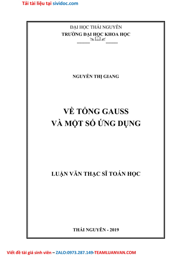 Về tổng gauss Và một số ứng dụng.doc
