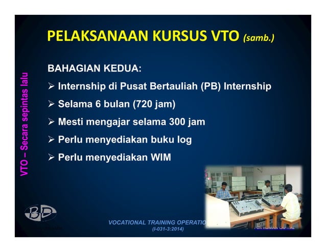 Vocational Training Officer (VTO) | PDF