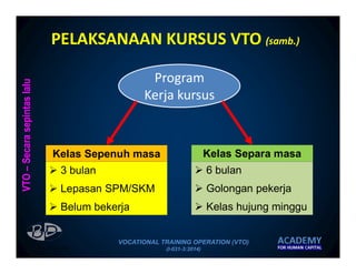 Vocational Training Officer (VTO) | PDF