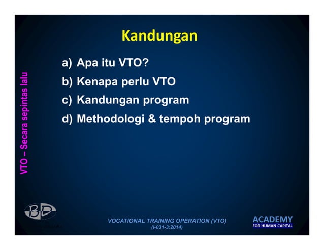 Vocational Training Officer (VTO) | PDF