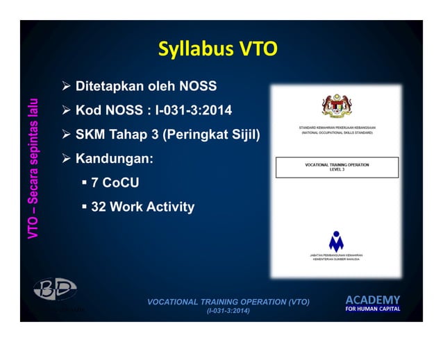 Vocational Training Officer (VTO) | PDF