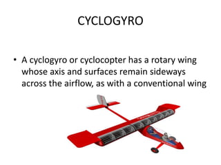 vertical takeoff and landing(VTOL) aircraft | PPTX