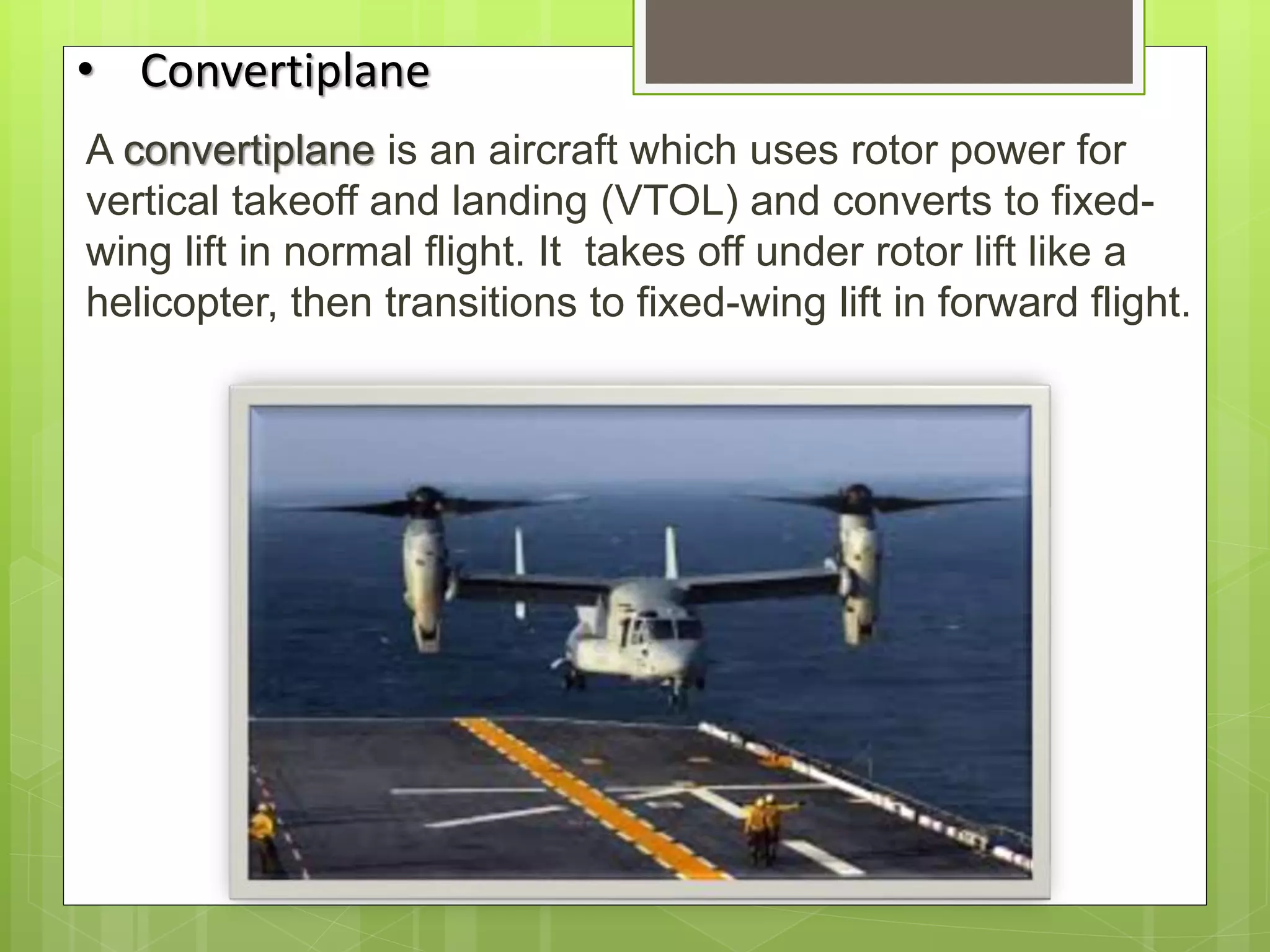 Vertical Take Of Landing(VTOL) | PPTX