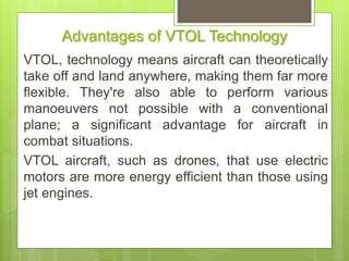 Vertical Take Of Landing(VTOL) | PPT