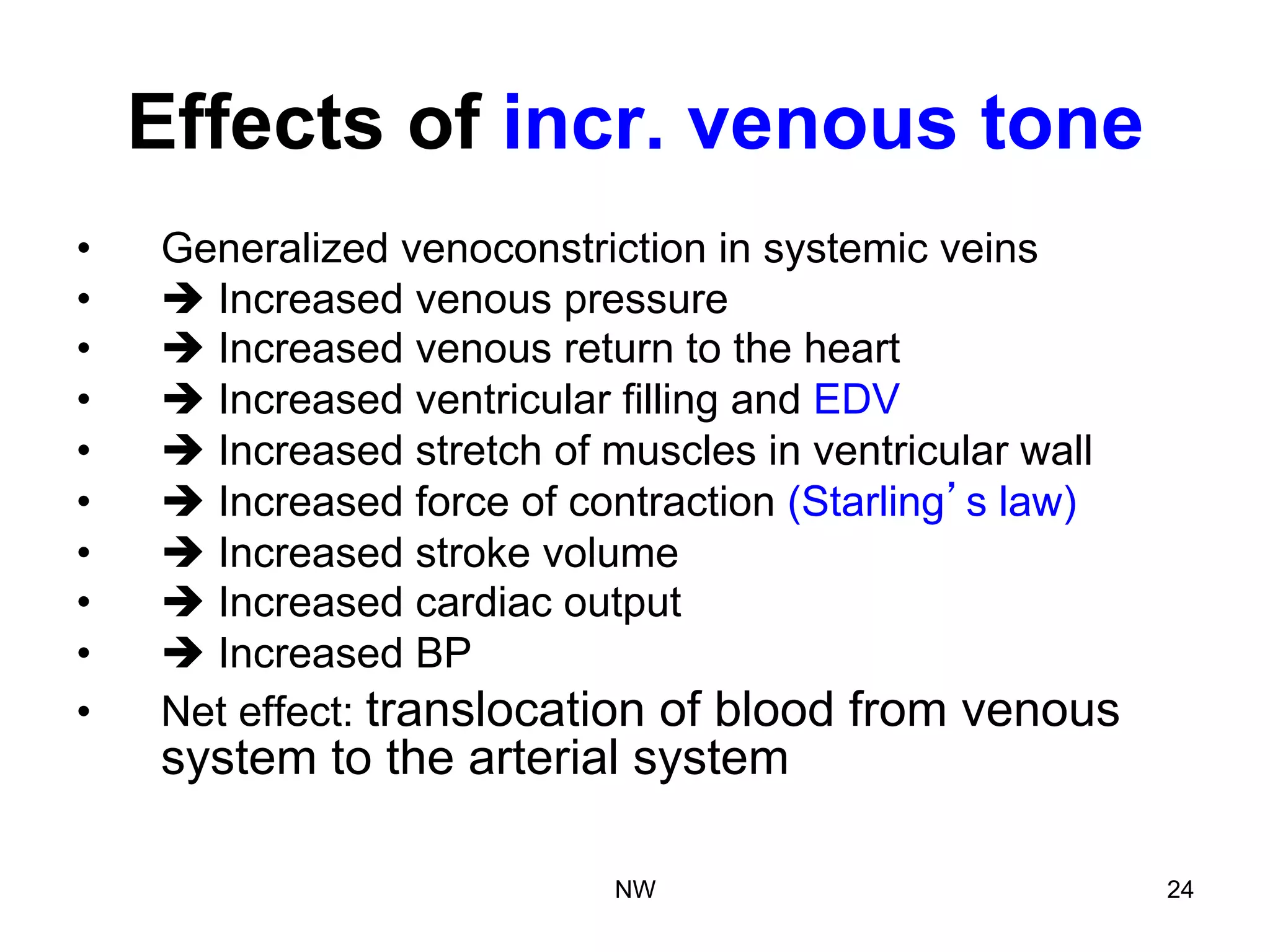 Vascular tone and tissue perfusion | PDF