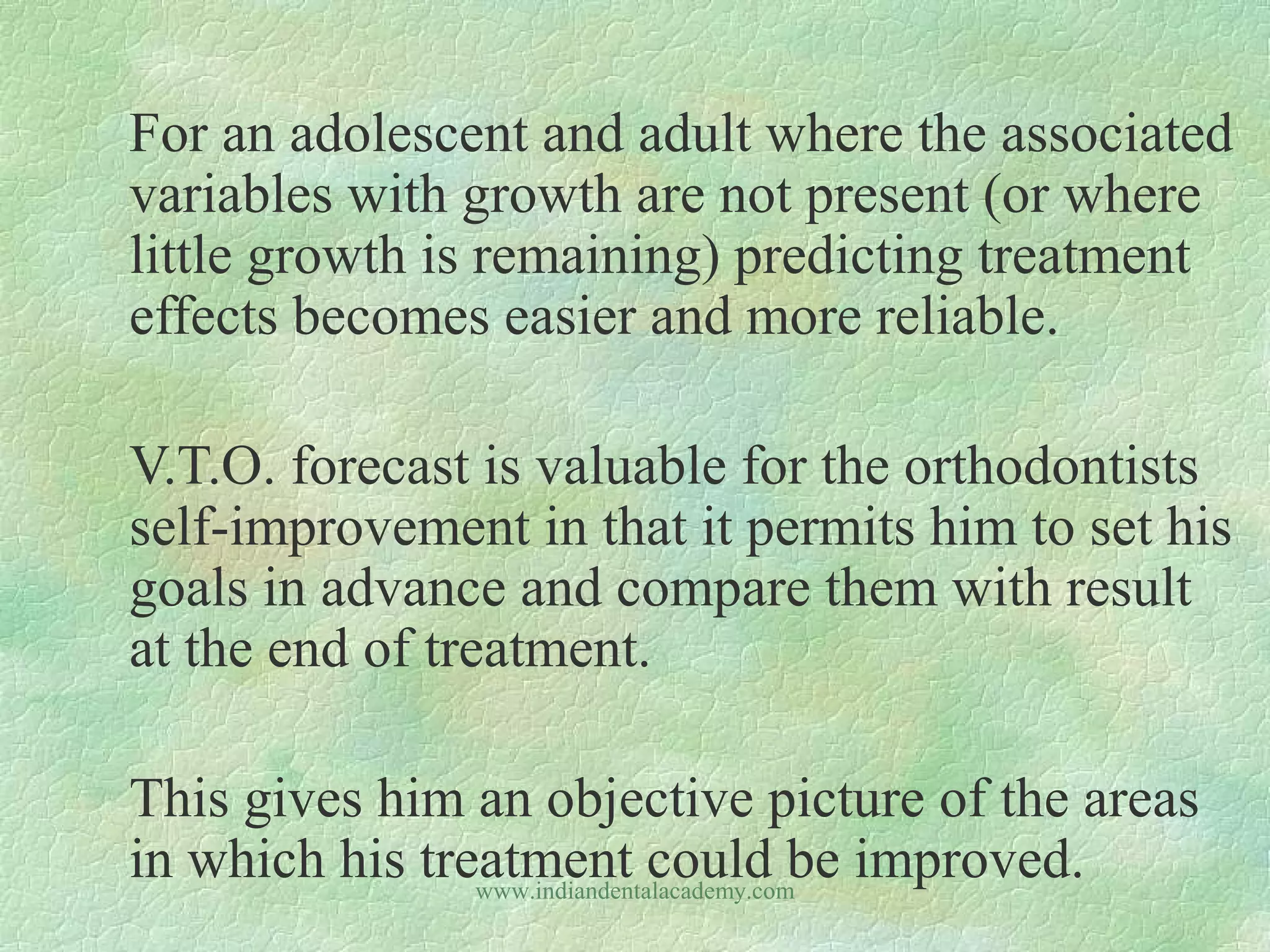 VTO (visualised Treatment objective) | PPT