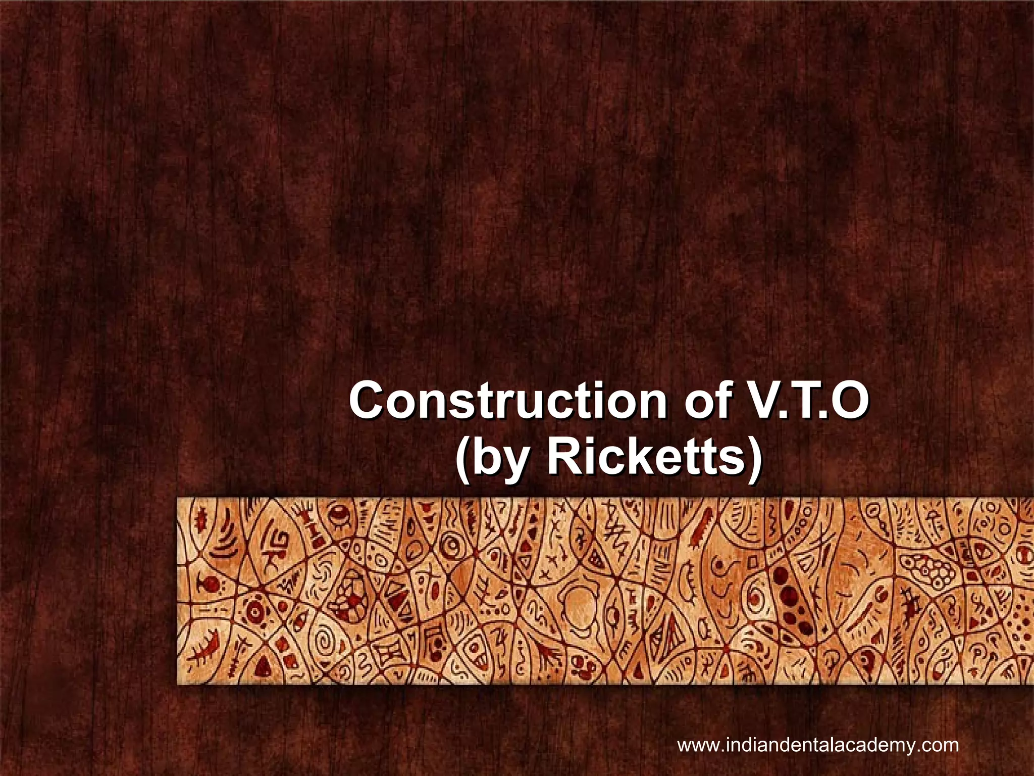 VTO (visualised Treatment objective) | PPT