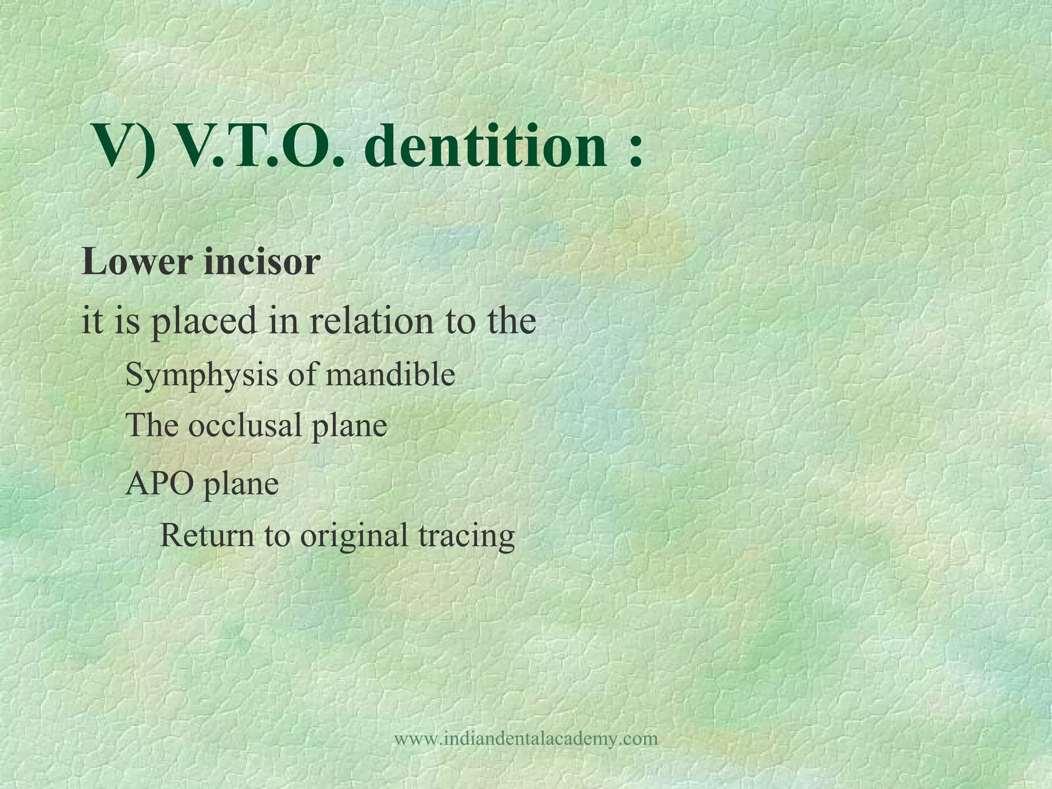 VTO (visualised Treatment objective) | PPT