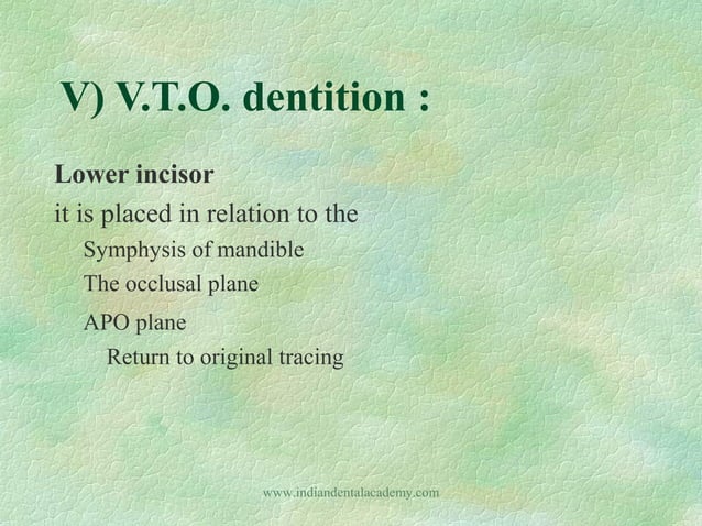 VTO (visualised Treatment objective) | PPT | Dental Health | Diseases ...