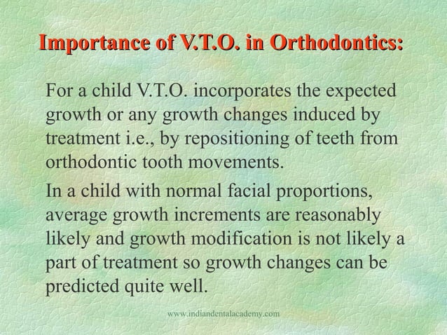 VTO (visualised Treatment objective) | PPT | Dental Health | Diseases ...