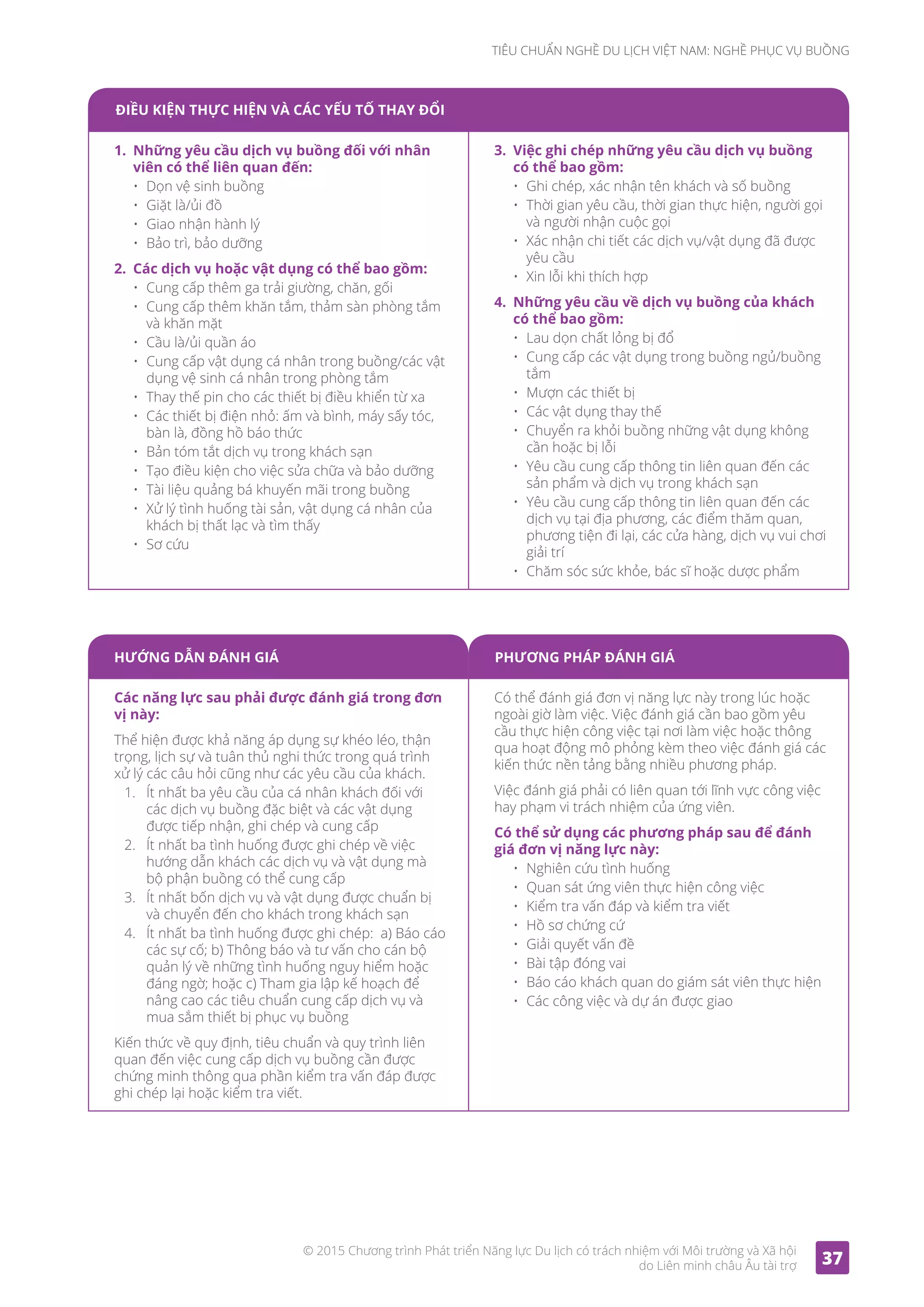 Vtos2013 housekeeping vn (1) | PDF