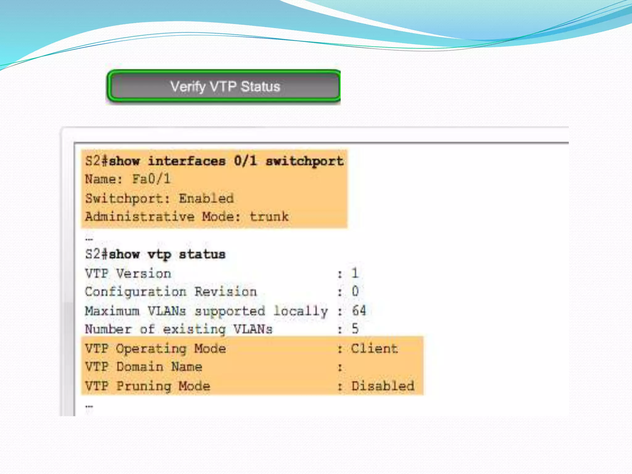VLAN Trunking Protocol (VTP) | PPTX