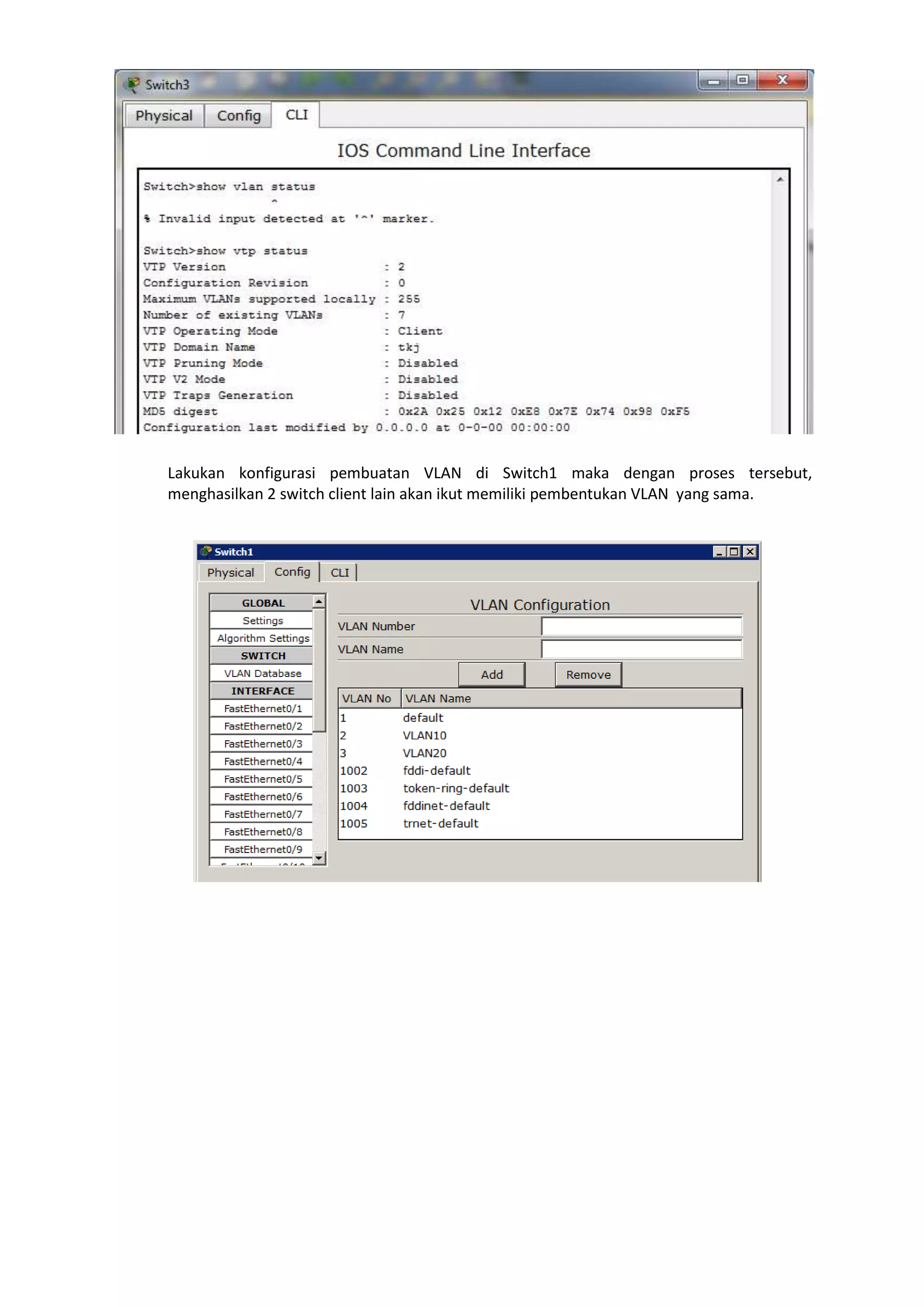 Vtp(server master)topologi real | DOCX
