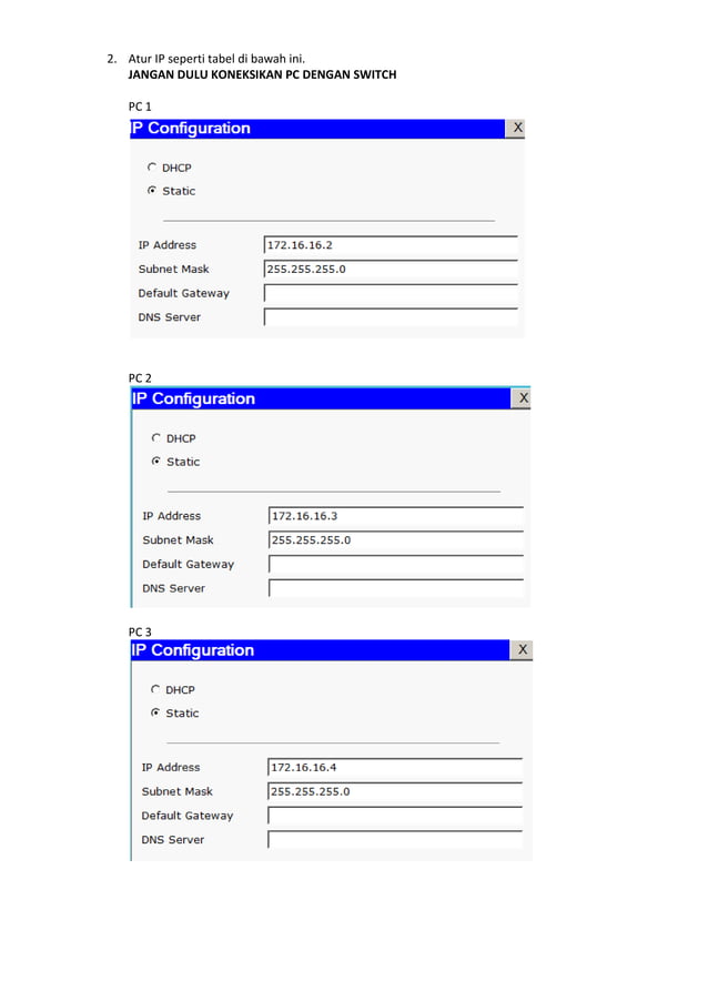Vtp(server master)topologi real | PDF