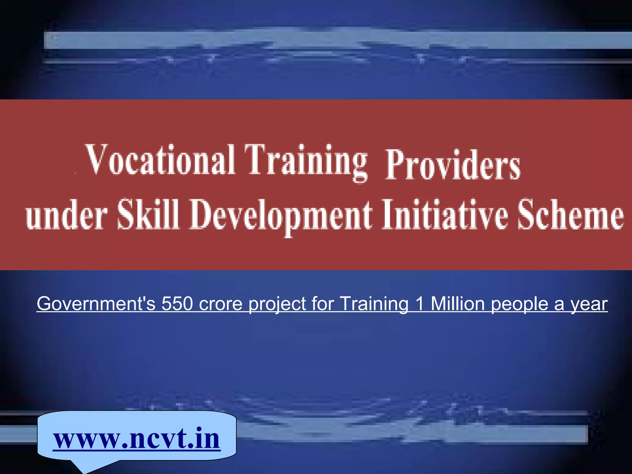 Vocational Training Providers (VTPs) | PPT