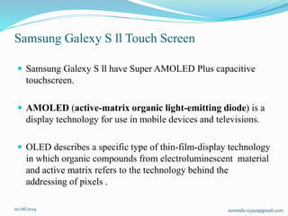 The Architecture Of The Samsung Galaxy S II | PPSX