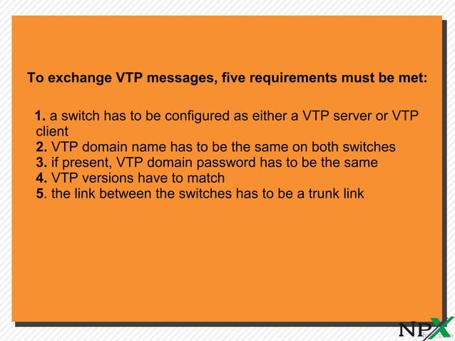 VTP Configuration | PPT | Computer Networking | Computing