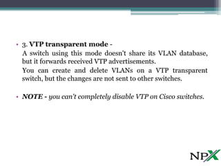 VTP Modes | PPTX