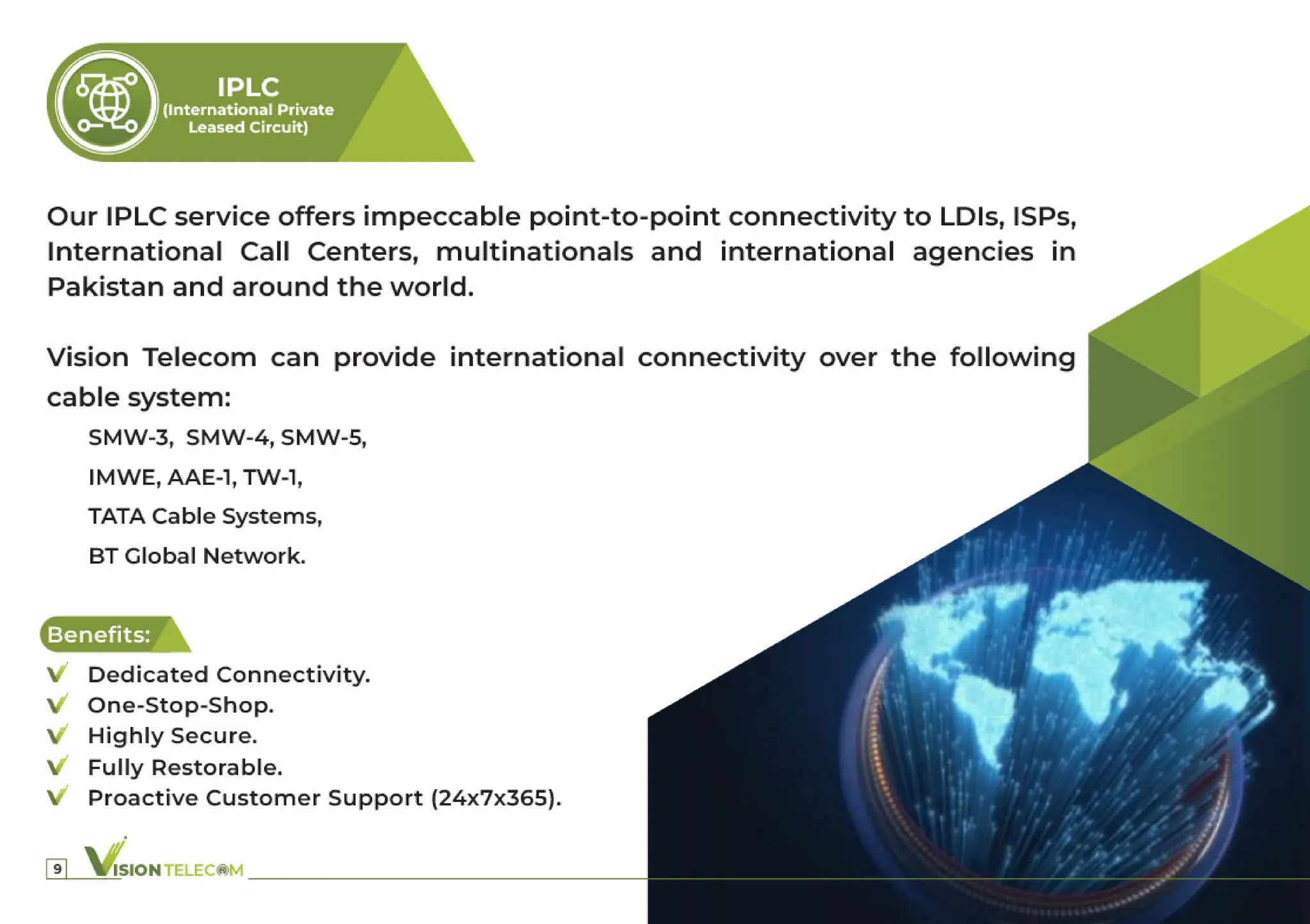 vision telecom smart service solutions providers in lahore | PPT