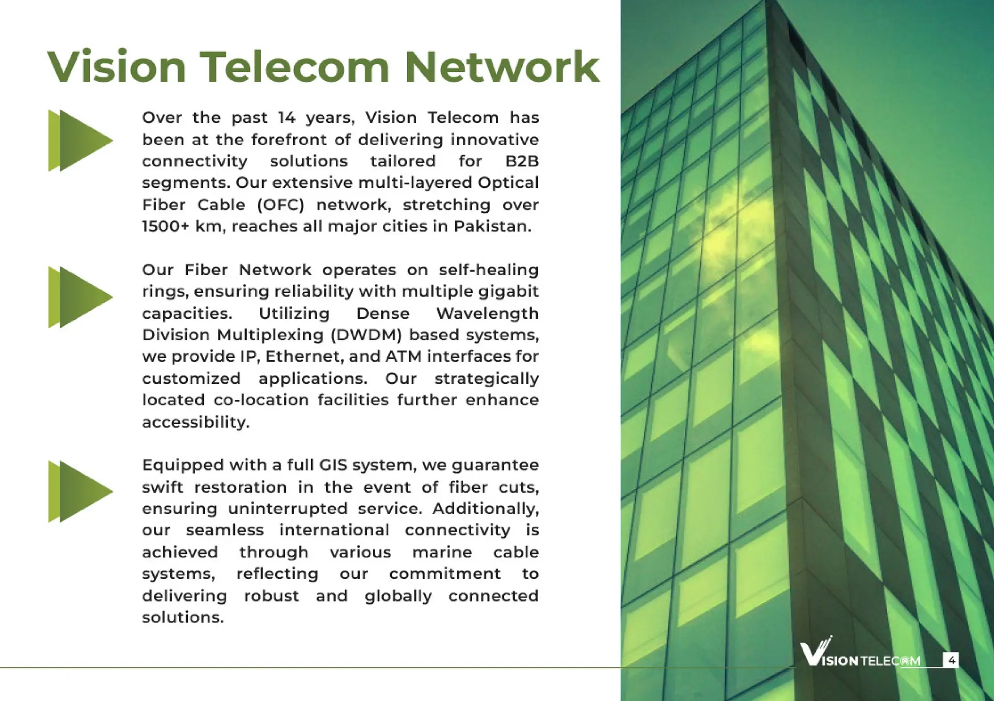 vision telecom smart service solutions providers in lahore | PPT