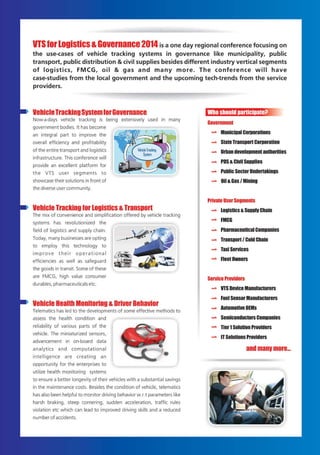 Vehicle Tracking system for Government and Logistics by DeepBiz | PDF