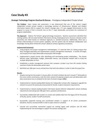 Vertical Technology Solutions Overview v1.2 | PDF