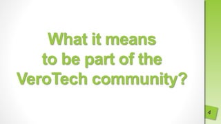 VeroTech - our community | PPTX