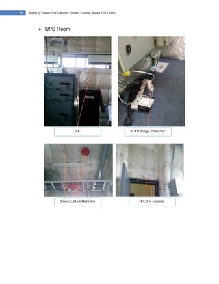 Dumai Vts operator trainee-visiting Batam VTS Center report | PDF