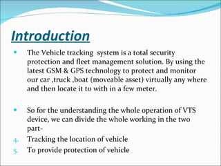 Vts ppt( new) | PPT | Auto Navigation Systems | Auto Technology
