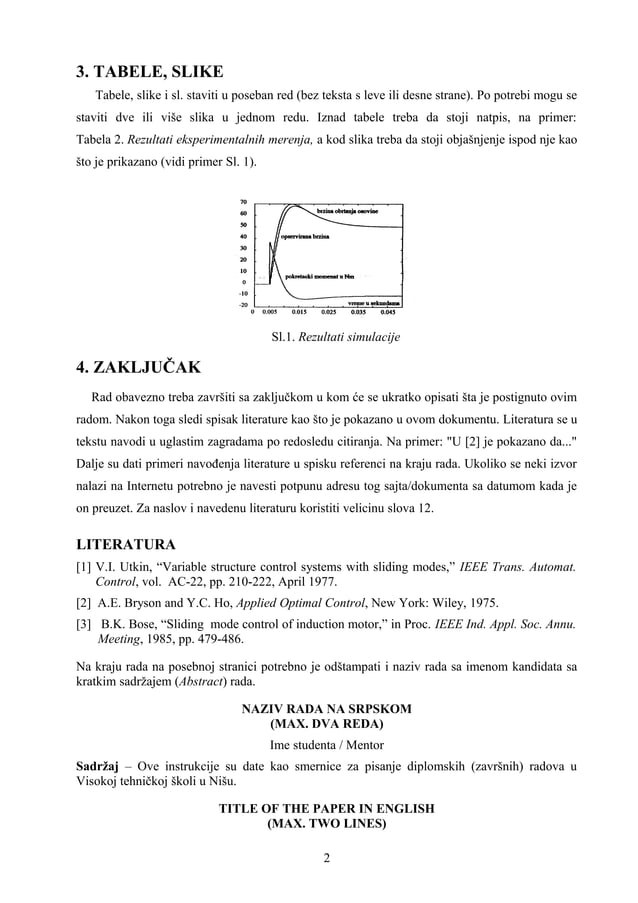 Vts upustvo o_formi_za_zavrsni_rad | DOC
